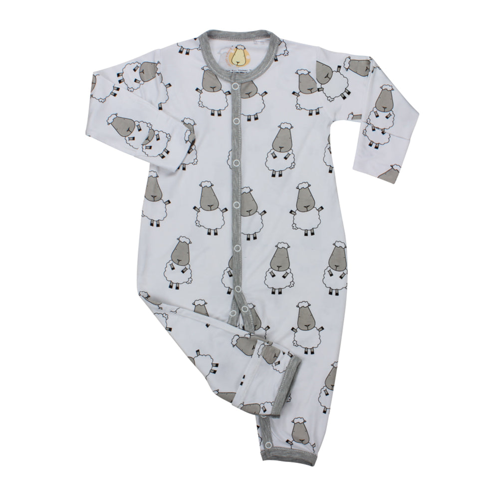 Snap Romper - Big Sheepz White – Baa Baa Sheepz AU